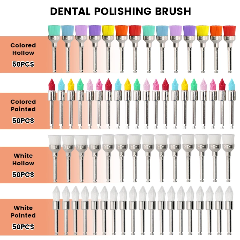 Disposable Dental Polisher Nylon Brush Polishing Polisher Cup Teeth ...