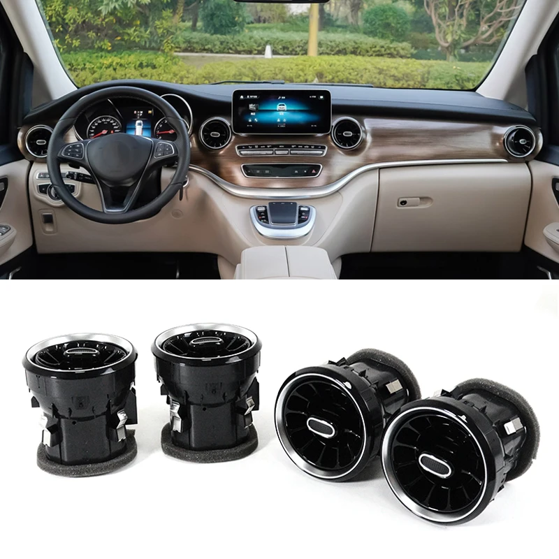 Car-Front-Interior-Dashboard-A-C-Air-Outlet-Turbo-Conditioning-Vent-For ...