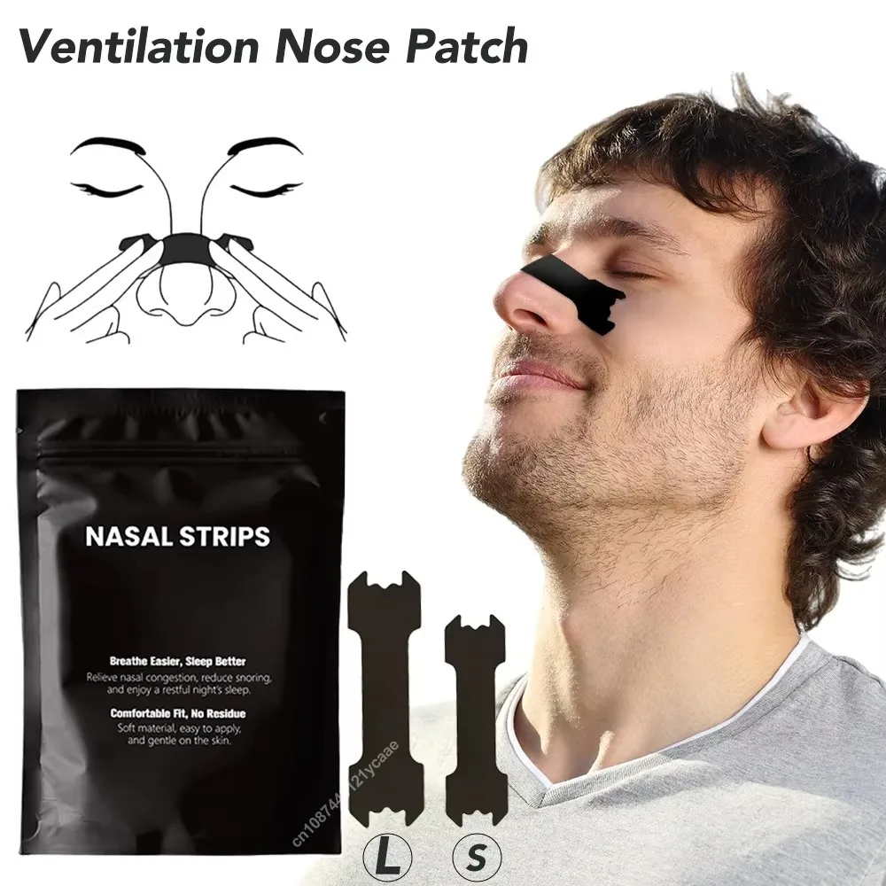 30Pcs Breath Nasal Strips Anti-Snoring Nose Patches Improve Sleeping ...