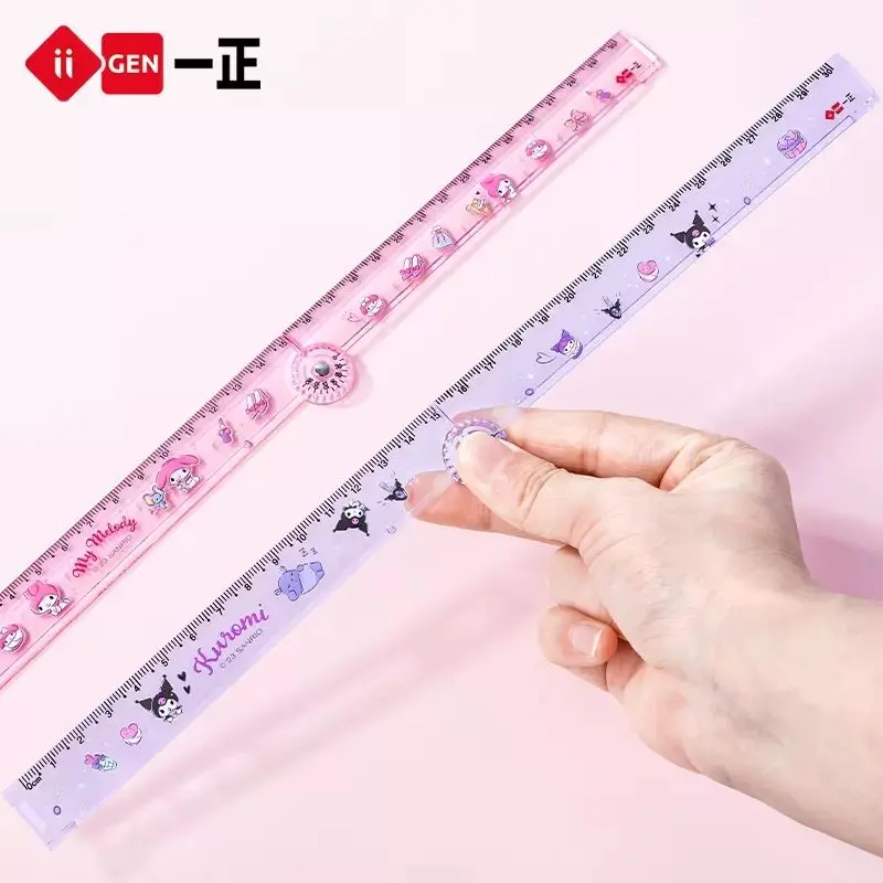 Sanrio-Cinnamoroll-My-Melody-Anime-Kawaii-Rotary-Folding-Ruler-Cute ...