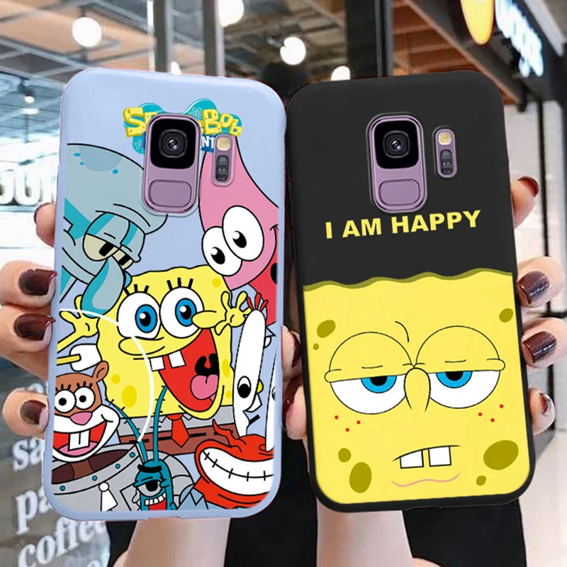 Funny-SpongeBob-SquarePants-Phone-Case-for-Samsung-Galaxy-S9-S9-Plus ...