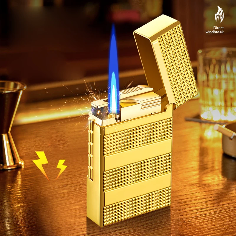 Portable-Windproof-Cigarette-Lighters-Metal-Grinding-Wheel-Lighter ...