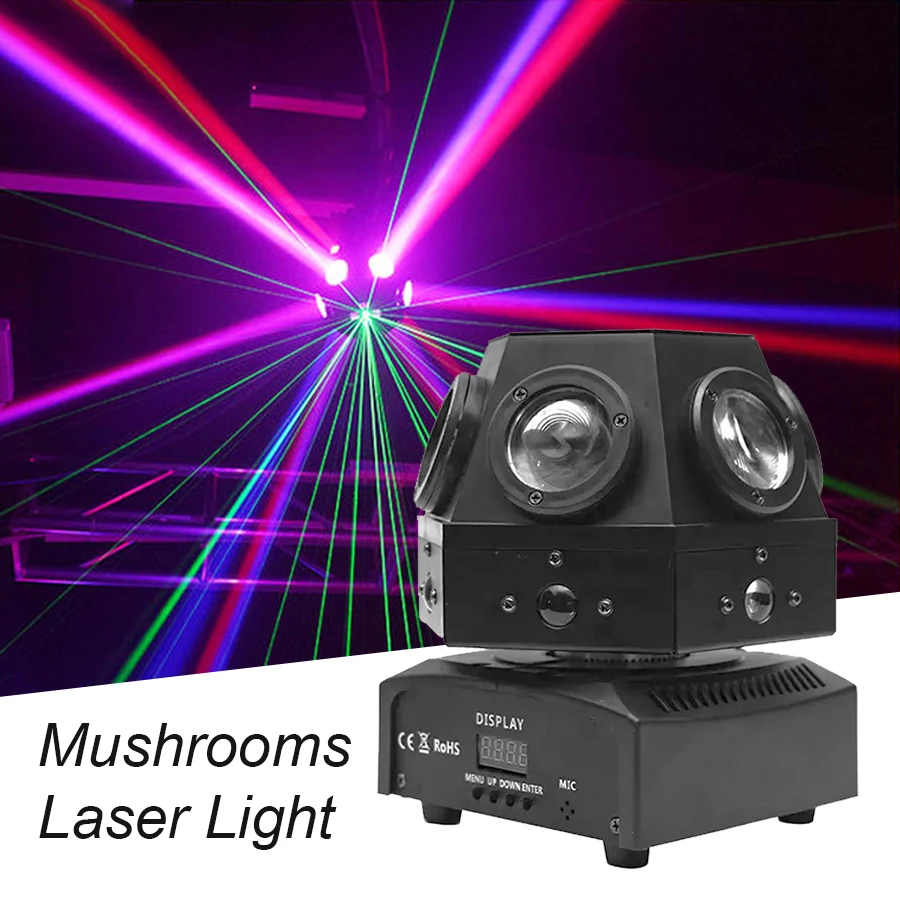 Led Moving Head Disco Ball Lights | 4in1 Effect Laser Light Dmx512 ...