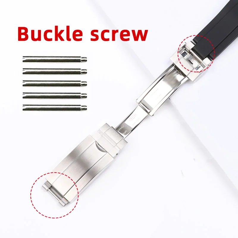 Stainless-Steel-Watch-Buckle-Slotted-Screws-for-Rolex-Submariner-for ...