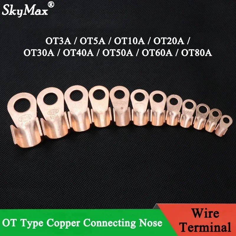10pcs-OT-Type-3A-5A-10A-20A-30A-40A-50A-60A-80A-Wire-Terminal-Red ...