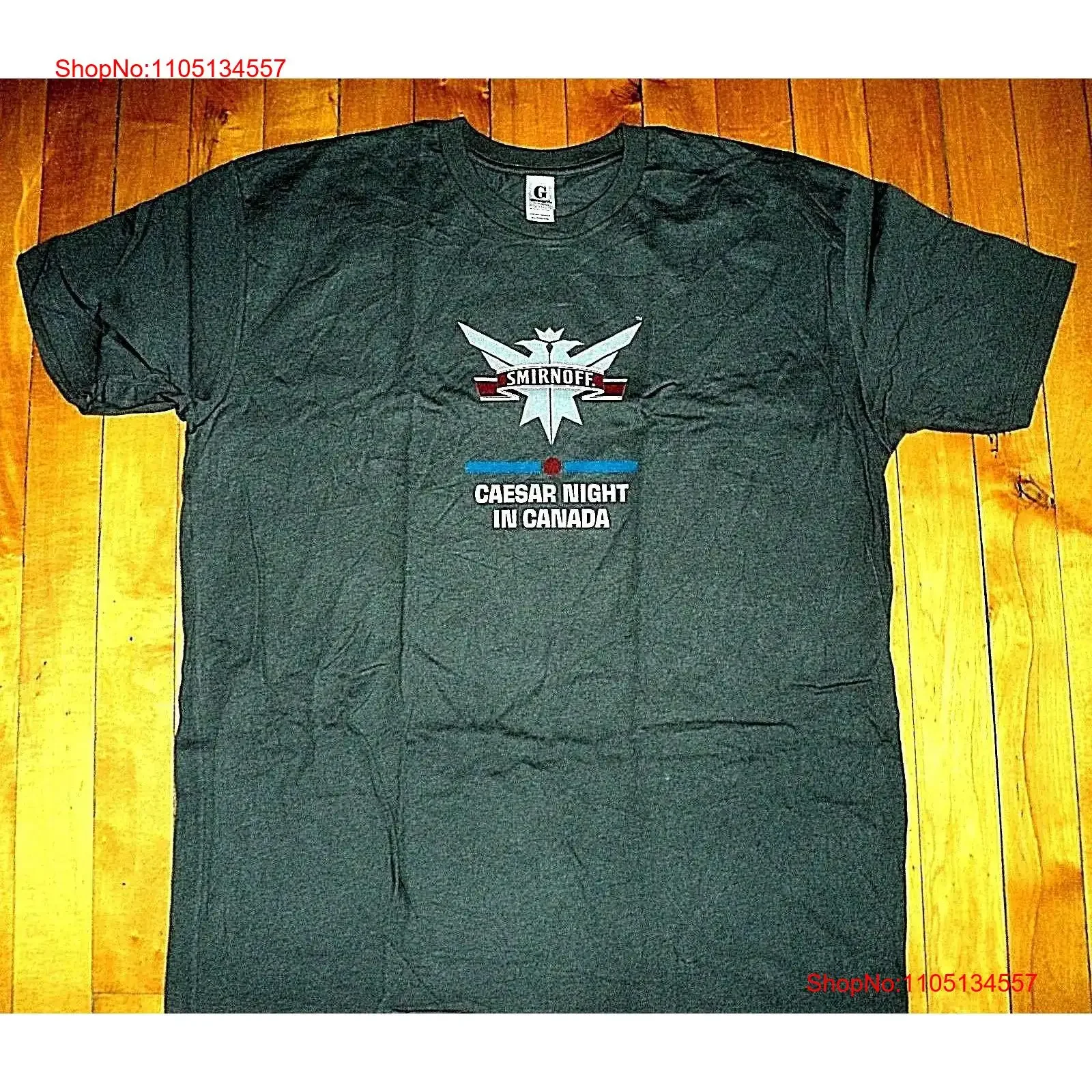 SMIRNOFF VODKA Cocktail Caesar Night In Canada NEW Gray T Shirt Size XL ...