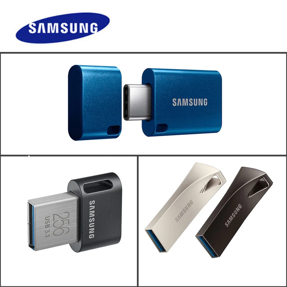 SAMSUNG USB3.1 Flash Drive 64GB Read Speed 300MB/s 128GB 256G 512GB ...