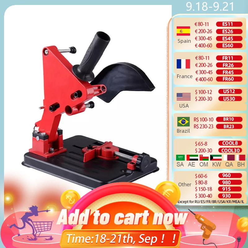 ALLSOME Angle Grinder Stand Angle Grinder Bracket Holder Support for ...