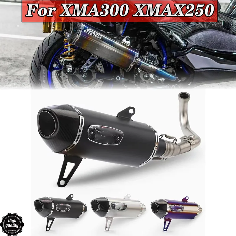 For-XMAX300-250-XMAX-300-X-MAX250-Motorcycle-Exhaust-Escape-Moto ...