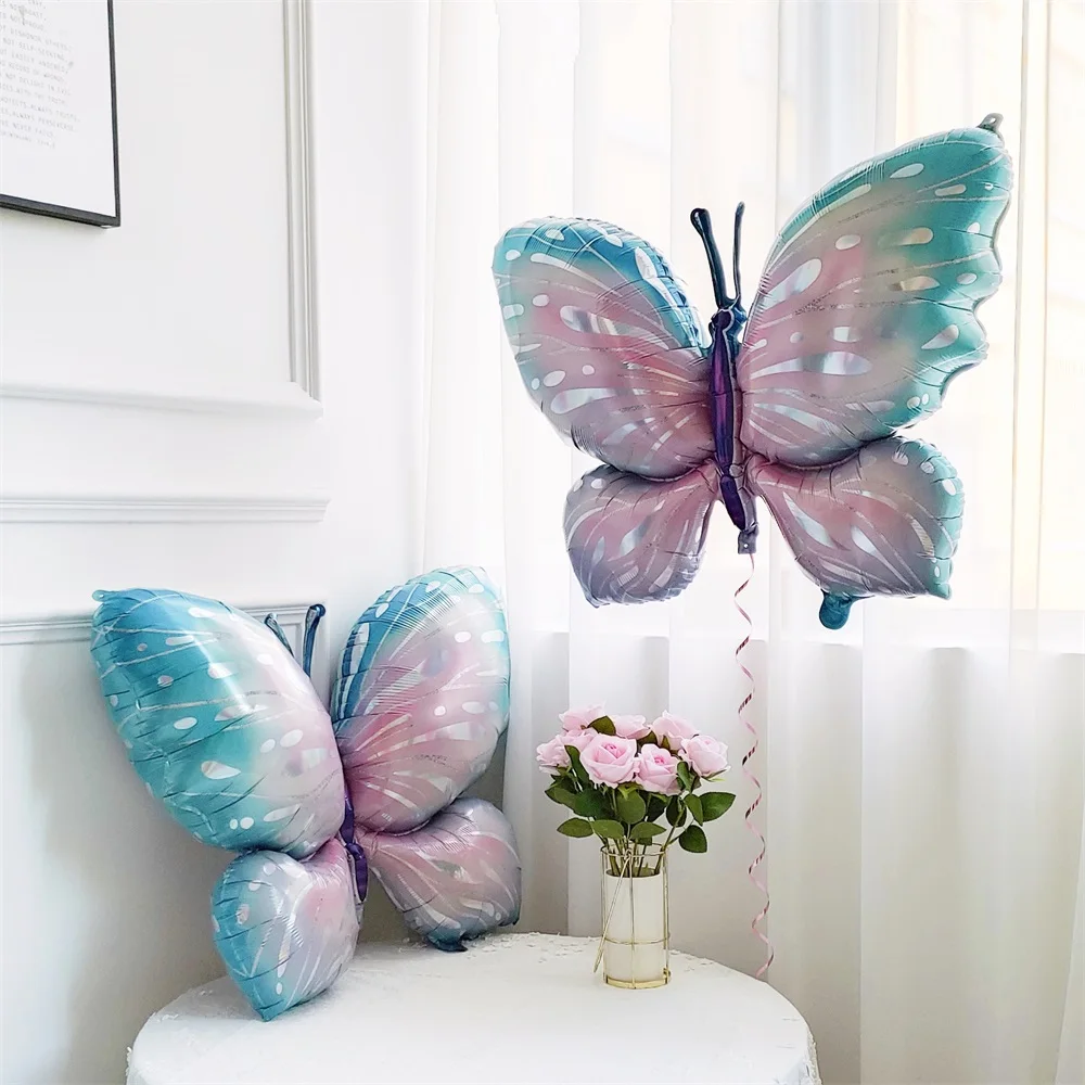 Large-Butterfly-Aluminum-Foil-Balloons-Colorful-Butterfly-Balloon ...