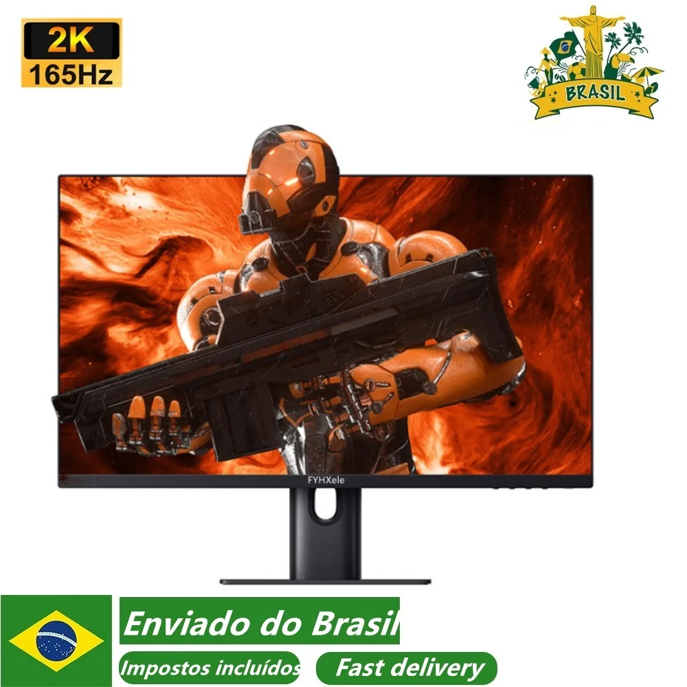 27 posegada 165hz 2k monitor para jogos tuf com livre sync ips display ...