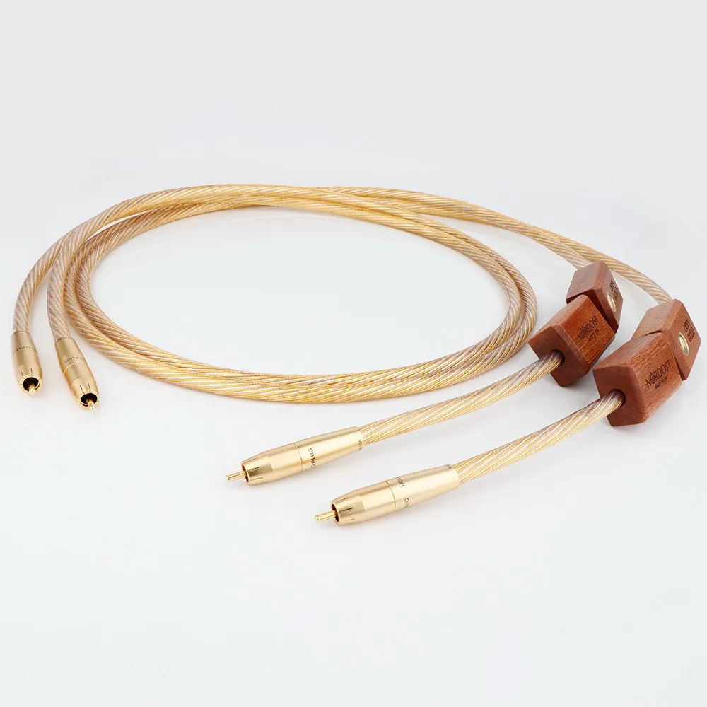 Odin 2 Gold Hifi Nordost Rca Audio Cable 8n Ofc Gold Plated Supreme ...
