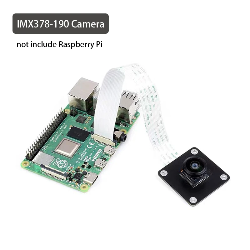 Raspberry Pi IMX378 190 Fisheye Lens Camera 12.3MP Wider Field Of View ...