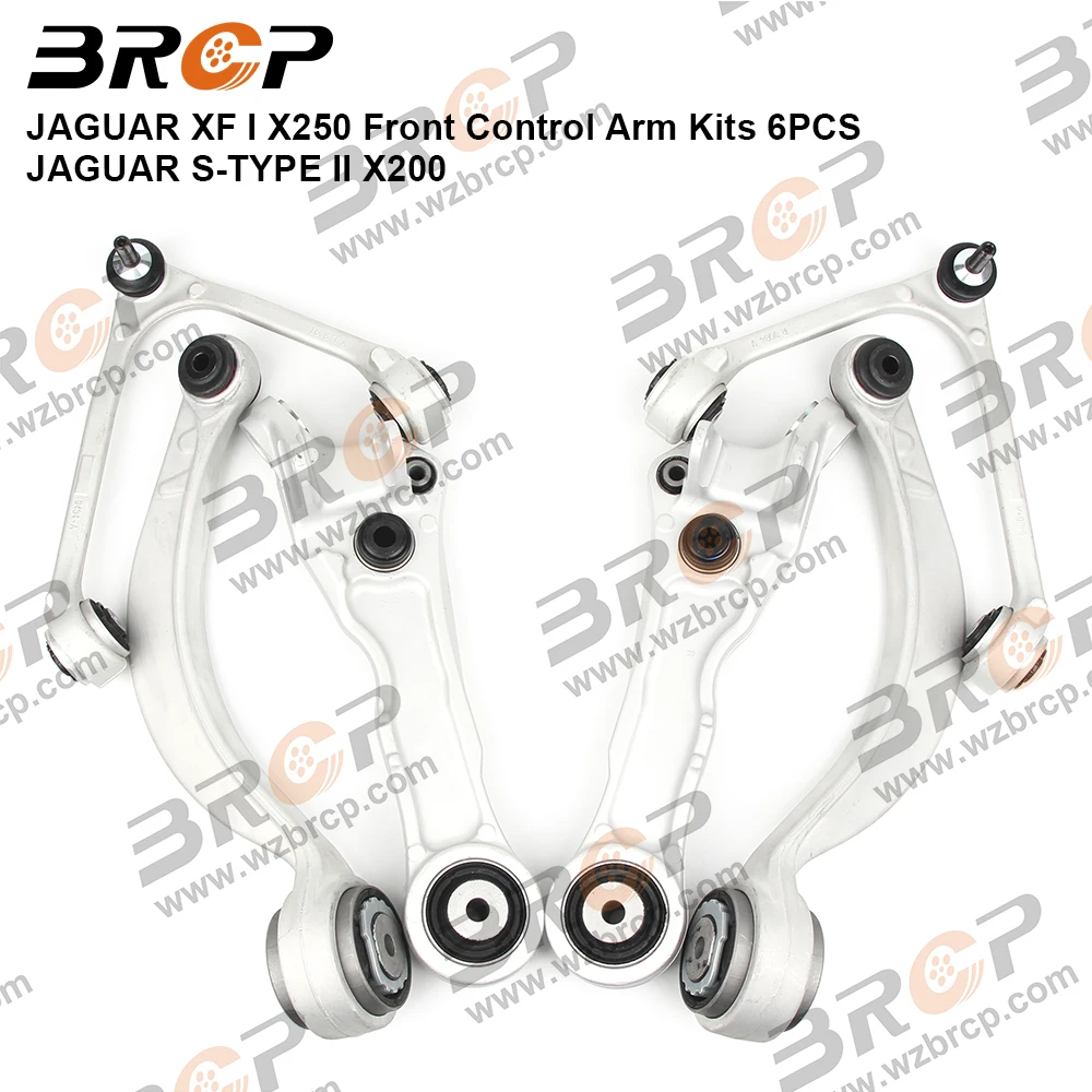 BRCP-6PCS-Front-Suspension-Control-Arm-Kits-For-Jaguar-XF-I-X250-S-TYPE ...