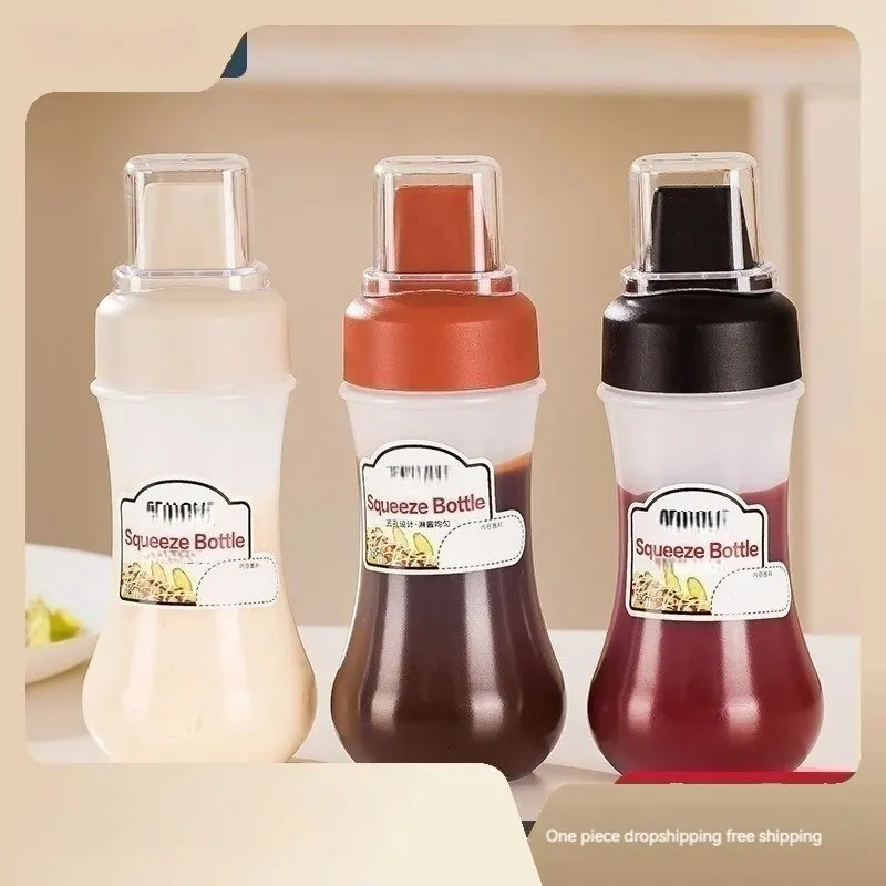 350ml-5-Hole-Squeeze-Condiment-With-Nozzles-Plastic-Ketchup-Mustard-Hot-Sauces-Olive-Oil-Bottles ...