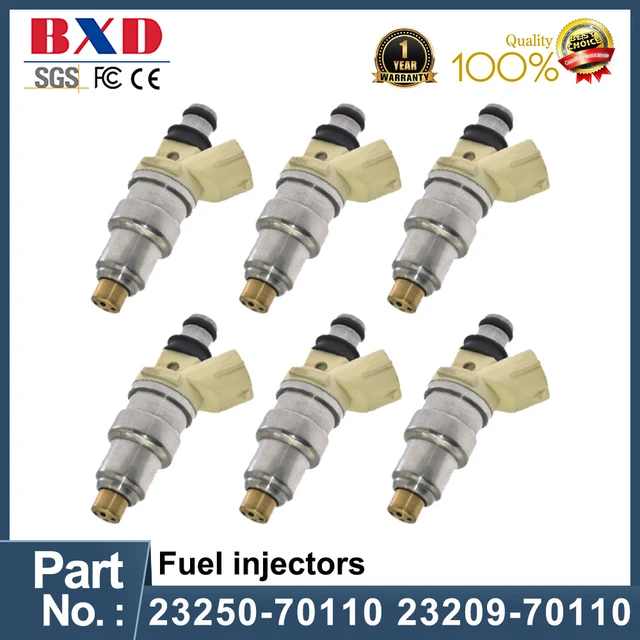 High Performance Fuel Injectors 23250-70110 23209-70110 For TOYOTA ...