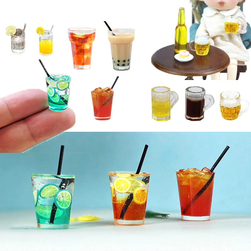 Lemon-Tea-Cups-Toy-1-12-Dollhouse-Miniature-Lemonade-Ice-Tea-Water ...