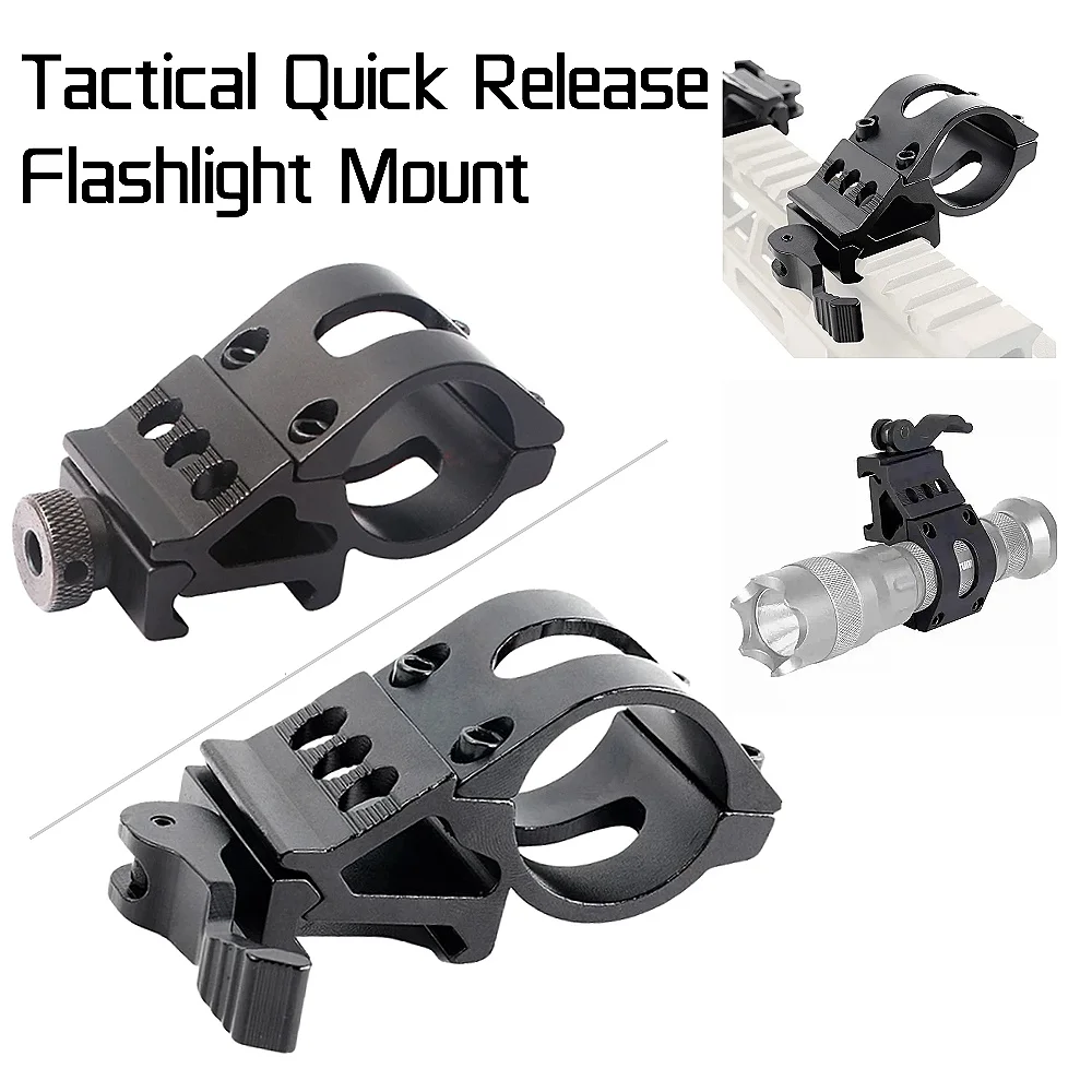 25-4mm-Quick-Release-Offset-Flashlight-Scope-Mount-Holder-20mm ...