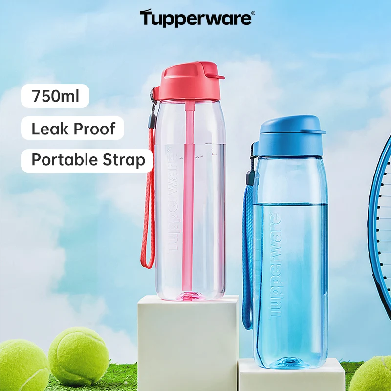 Tupperware-750ML-Sports-Water-Bottle-Leak-Proof-Flip-top-Water-Bottle ...