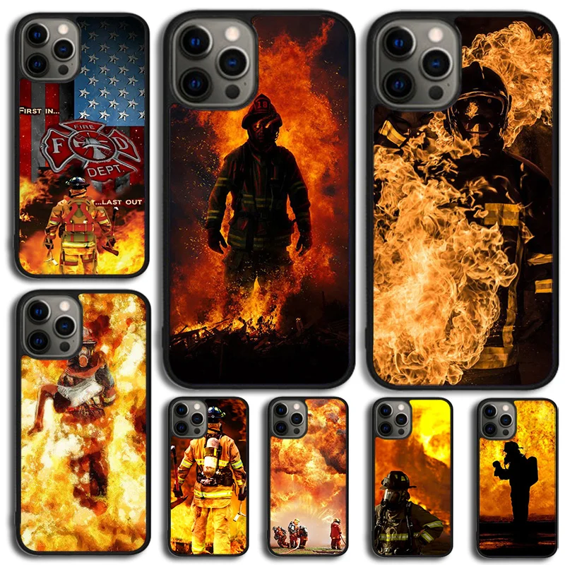 Firefighter-Fire-Fireman-Phone-Case-Cover-For-for-iPhone-15-14-SE-2020 ...