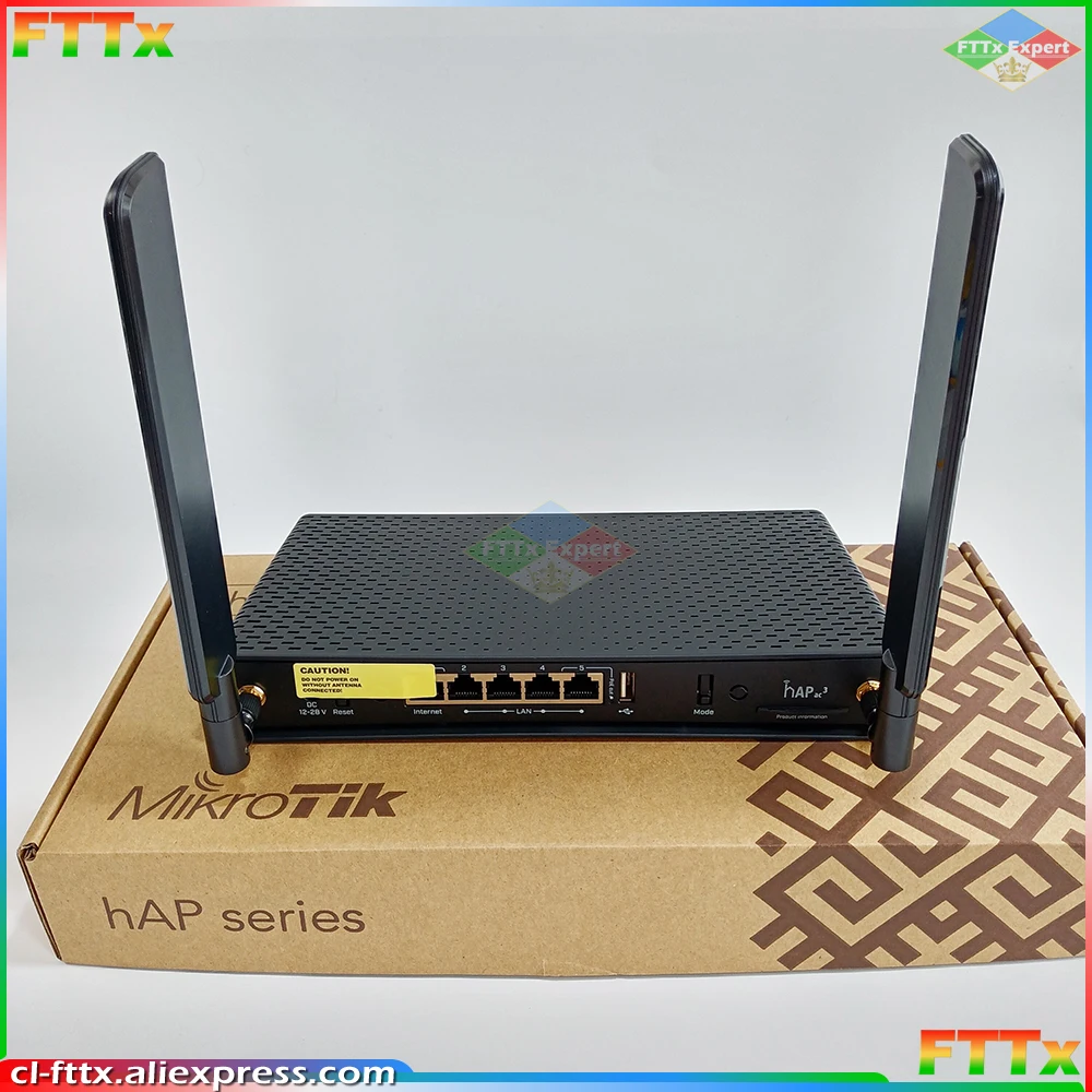 MikroTik enrutamiento hAP ac3 RBD53iG 5HacD2HnD/AC2 716MHz CPU 5 puertos Ethernet de 10/100/1000 ...