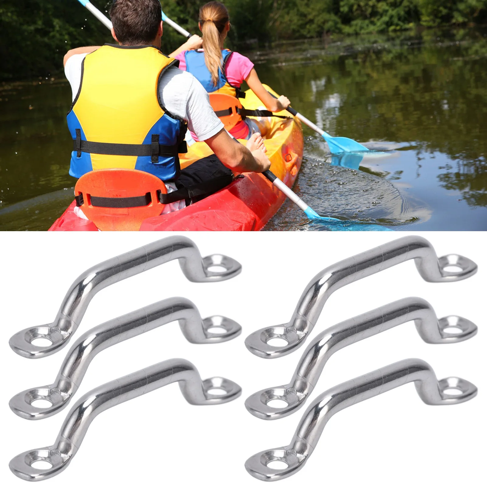 Boat Top Pad Eye Deck Loop Tie Down 316 Stainless Steel Set Kit for ...