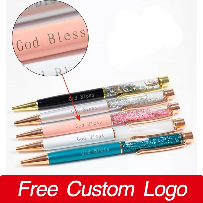 Custome-Logo-Gold-Foil-Pen-Creative-Metal-Ballpoint-Pen-Personal ...