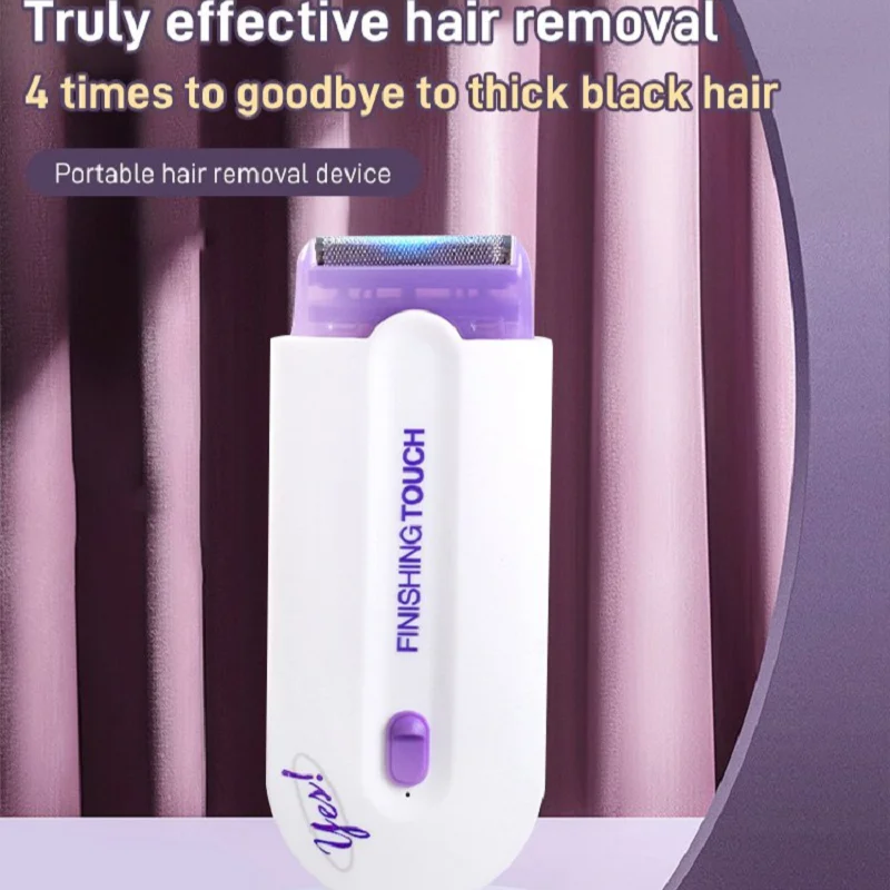 Women`s USB Rechargeable hair shaver Laser Double-headed Portable ...