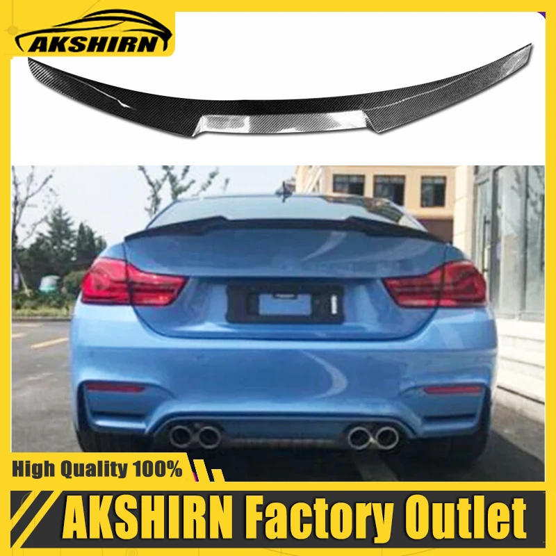 For Bmw F36 Spoiler Carbon Fiber And Black 4 Series 4 Door Gran Coupe ...