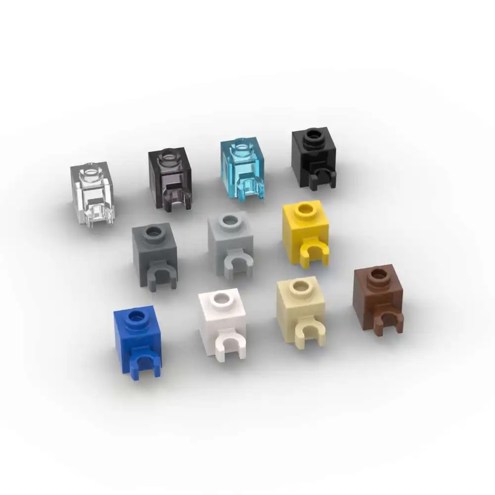 MOC 10PCS 60475 Modified 1x1 Building Blocks Kit With Open O Clip ...