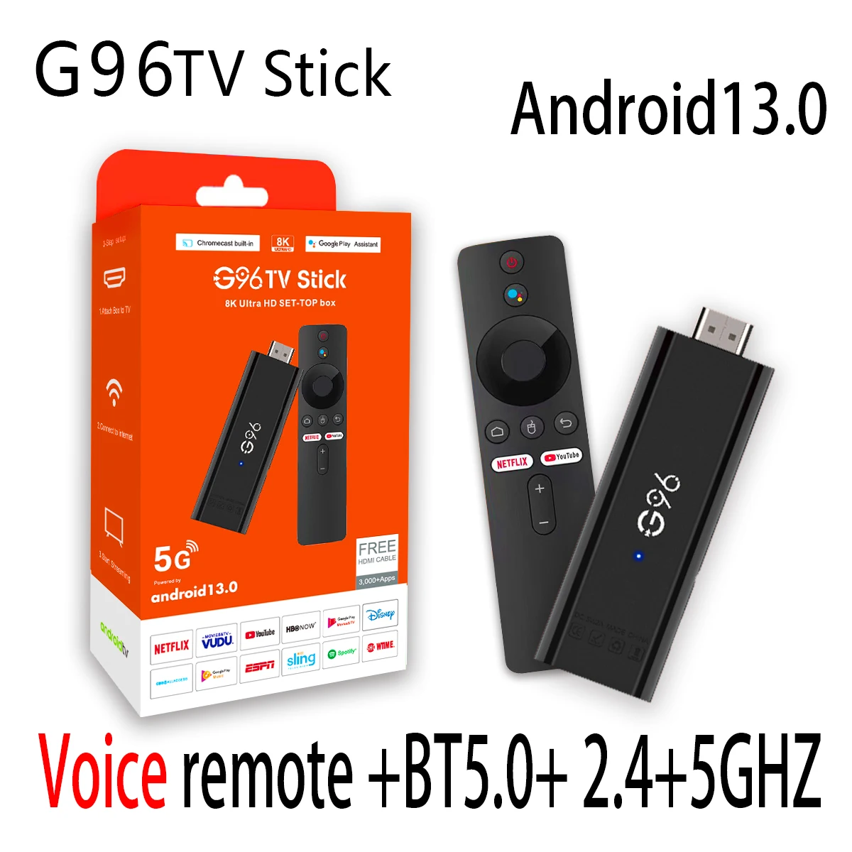 2024-G96-ATV-Mini-TV-Stick-Android13-0-Allwinner-H313-Quad-Core-Cortex ...