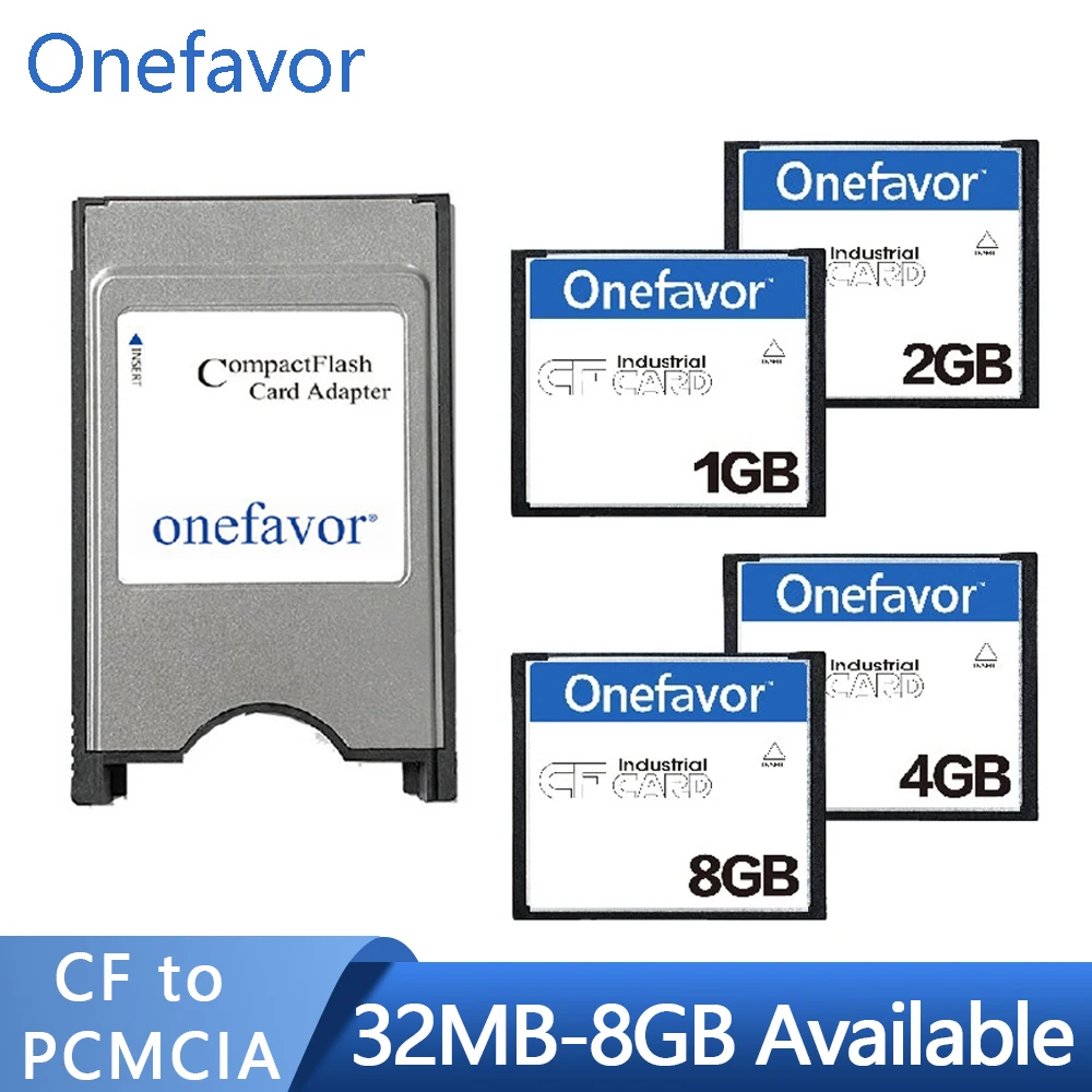 CF 메모리 카드, 컴팩트 플래시 메모리 카드, PCMCIA 68 핀 카드 어댑터 포함, 1GB, 2GB, 4GB, 8GB ...