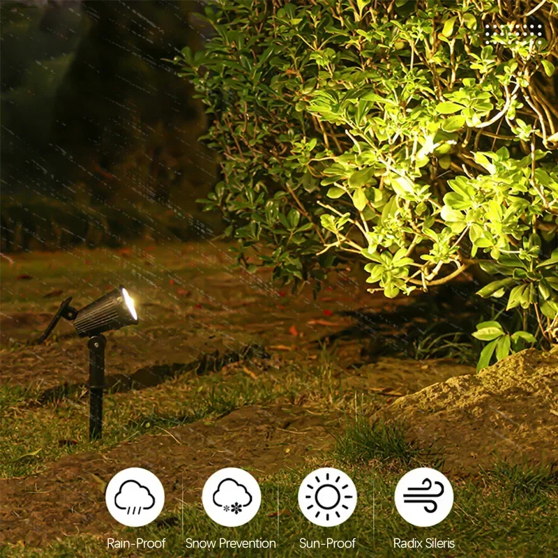 9 LED Solar Spotlights – In Touch Decor