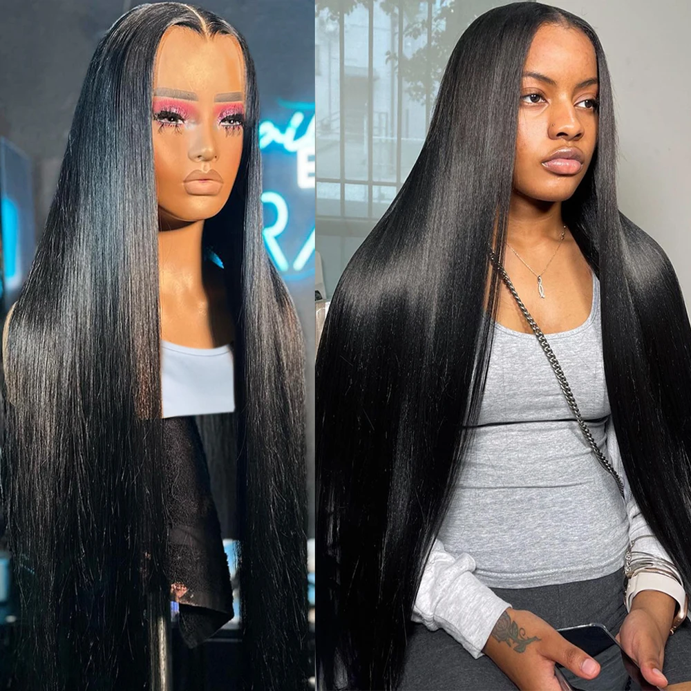 7x5-Lace-Closure-Glueless-Wig-Human-Hair-Ready-To-Wear-Bone-Straight ...