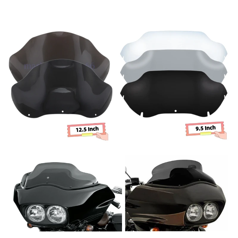 Motorcycle-Windscreen-Fairing-Wind-Deflector-Windshield-High-Quality ...