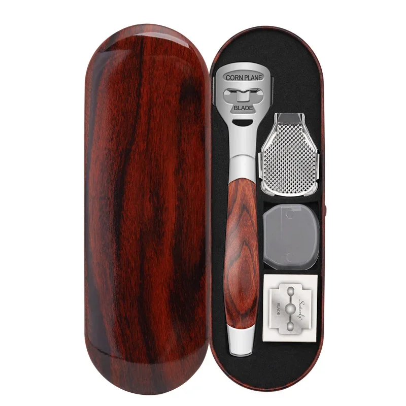 4pcs-set-Wood-Handle-Foot-Callus-Shaver-Heel-Feet-Skin-Shaver-Corn ...