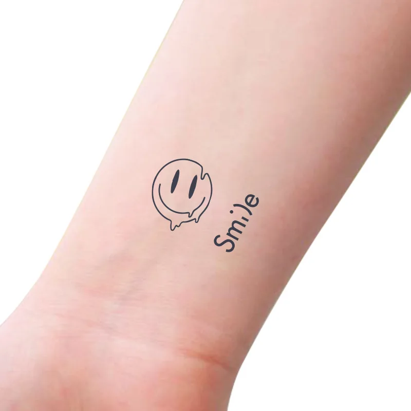 Smile Tattoo On Wrist