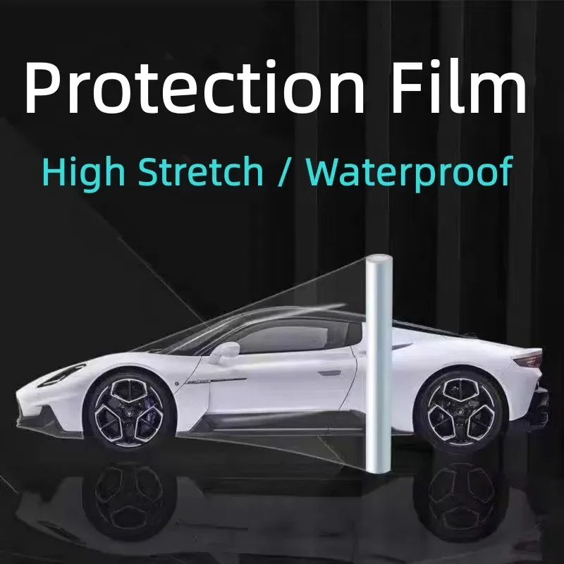 3 Layers Glossy PPF Clear Protection vinyl film For Vehicle Paint ...