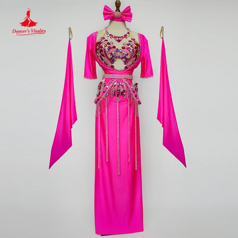 Belly-Dance-Performance-Robes-Customsized-Adult-Children-Shaabi-Saidi ...