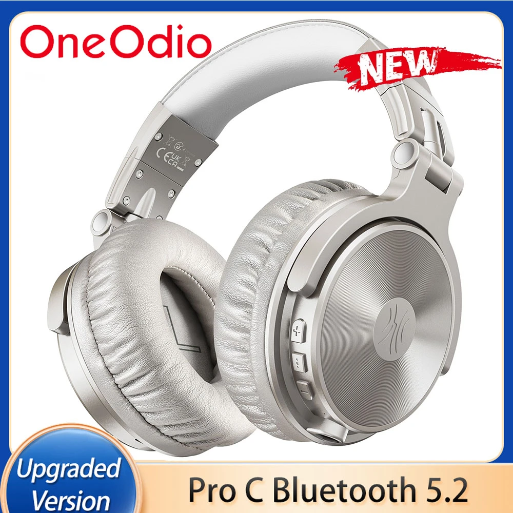 Oneodio Bluetooth 5.2 Wireless Headphones With Microphone 110H PlayTime ...