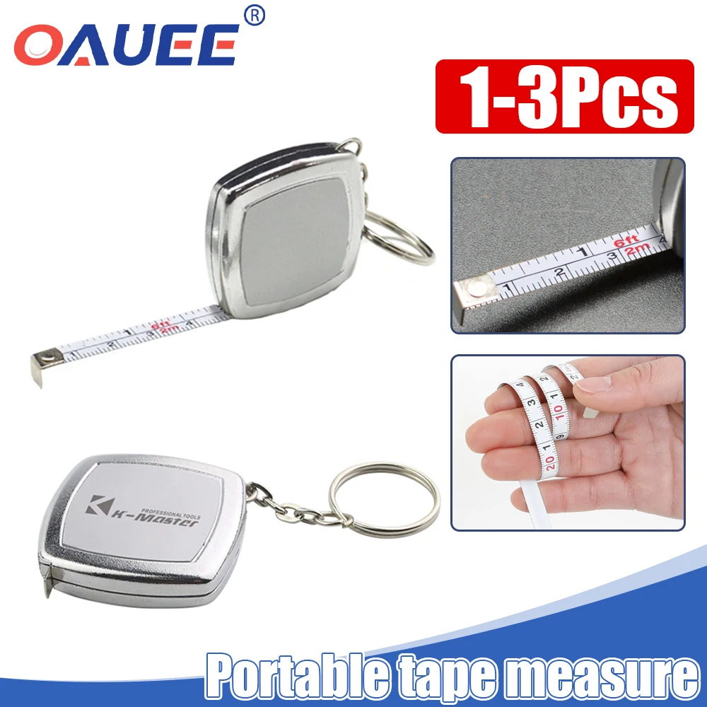 Oauee-Retractable-Ruler-Measure-Key-Ring-Small-Steel-Tape-Measure ...