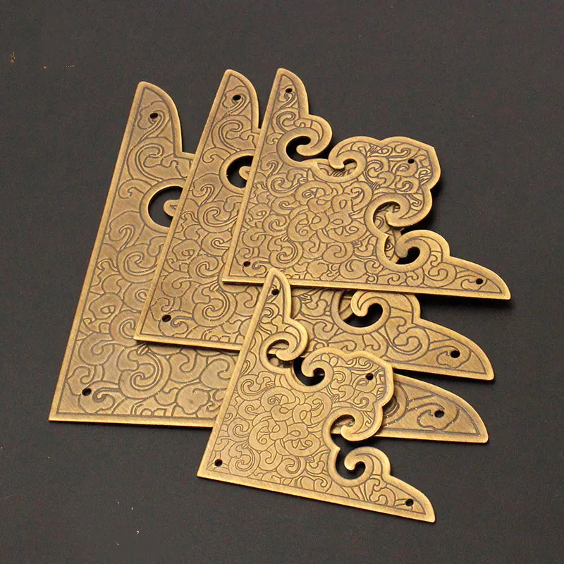 Bronze-Antique-Decoration-Corner-Piece-Chinese-Jewelry-Wooden-Box-Edge ...