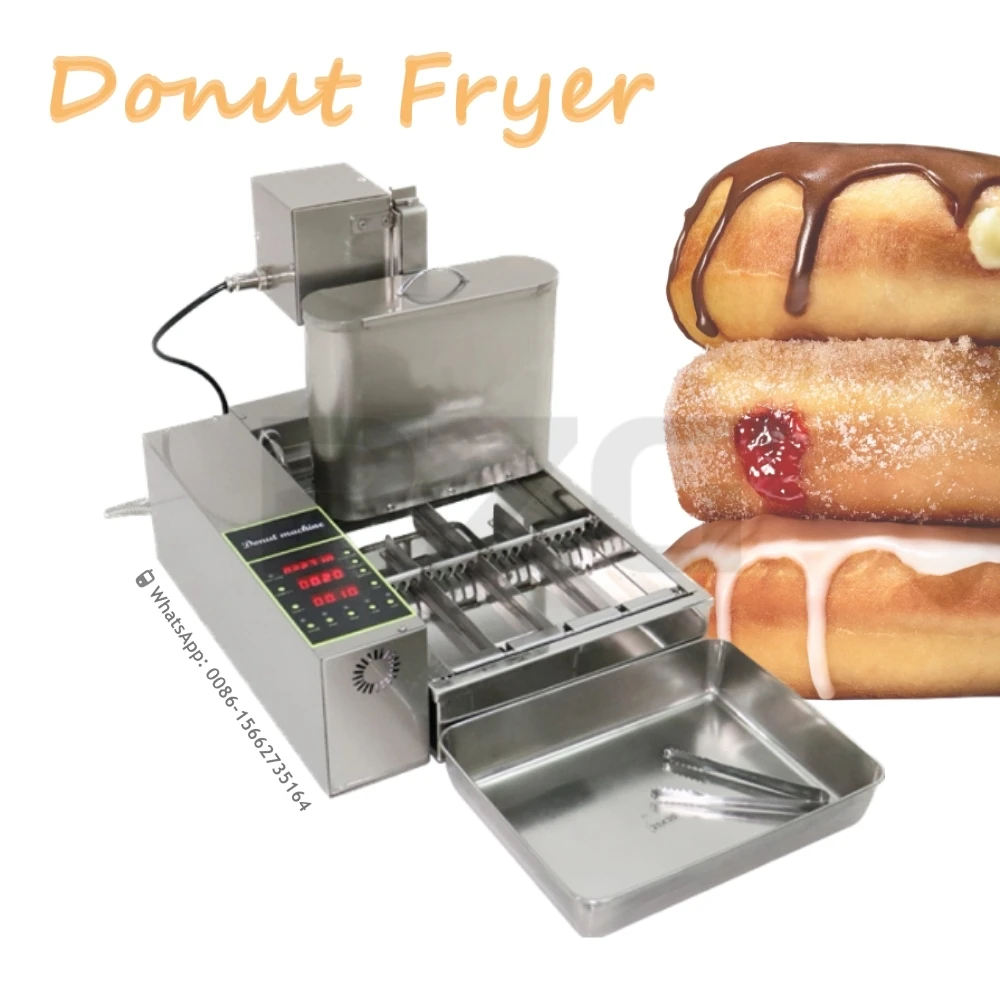 Commercial-4-Rows-Donut-Making-Machine-Intelligent-Doughnut-Makers ...