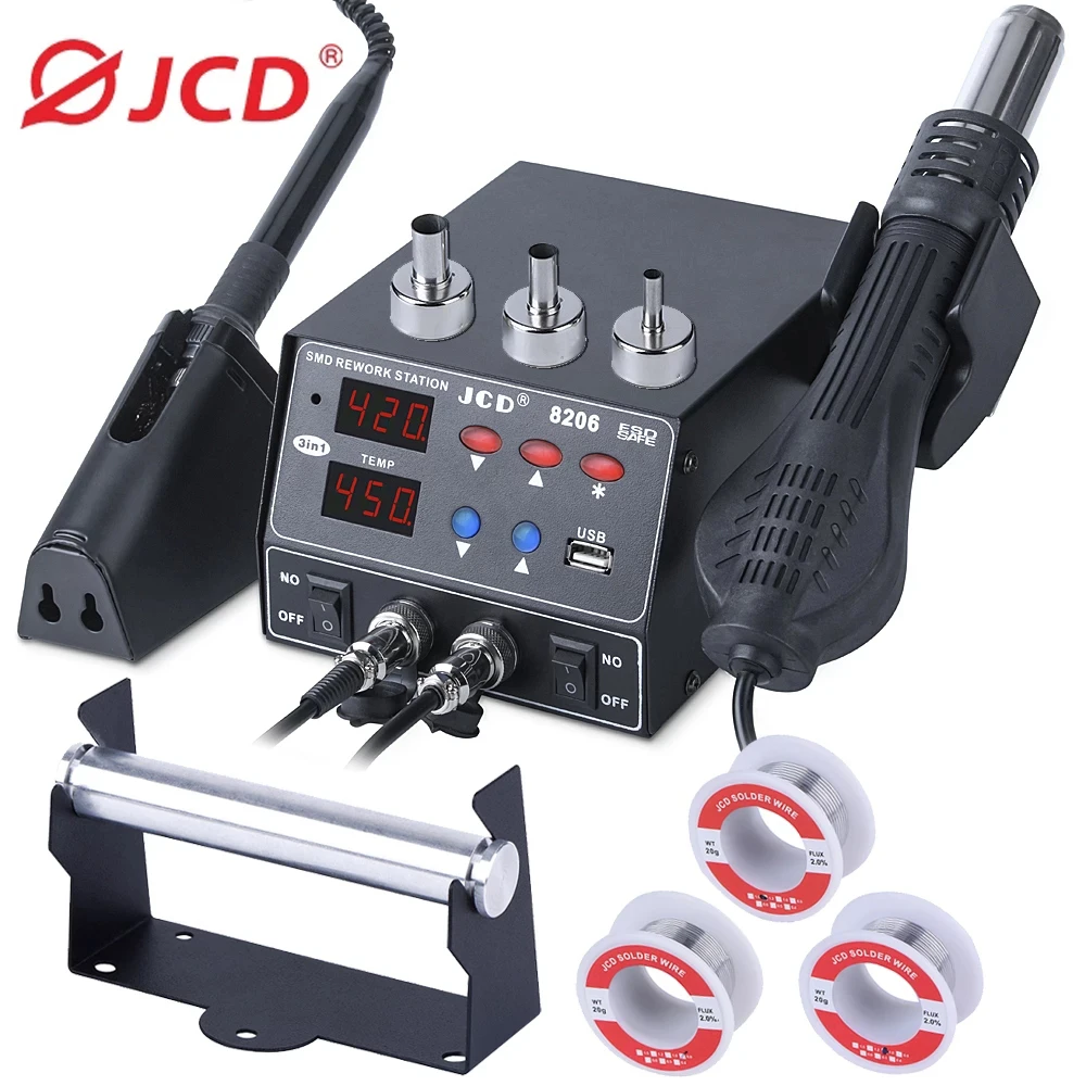 Jcd 800w Soldering Rework Station Led Digital Display Smd Welding Hot ...