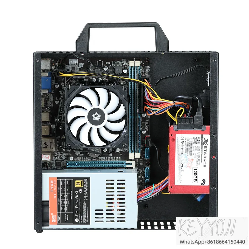 X40-portable-mATX-ITX-mini-main-unit-box-portable-compact-core-display ...