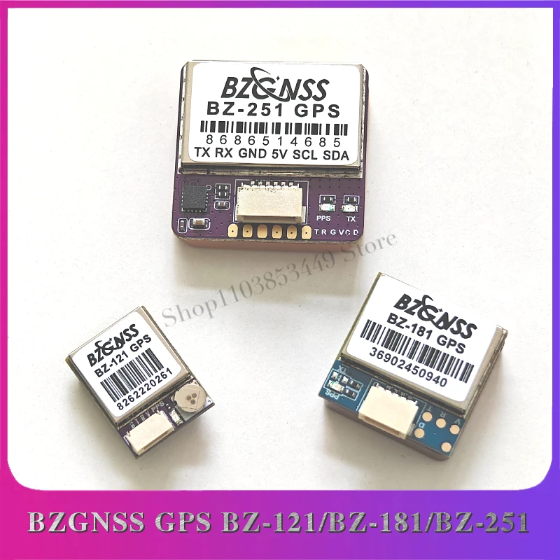 BZGNSS BZ121 BZ181 BZ251 듀얼 프로토콜 GPS 위치 모듈 FPV 비상탈출 고정익 드론 부품에 적합 ...