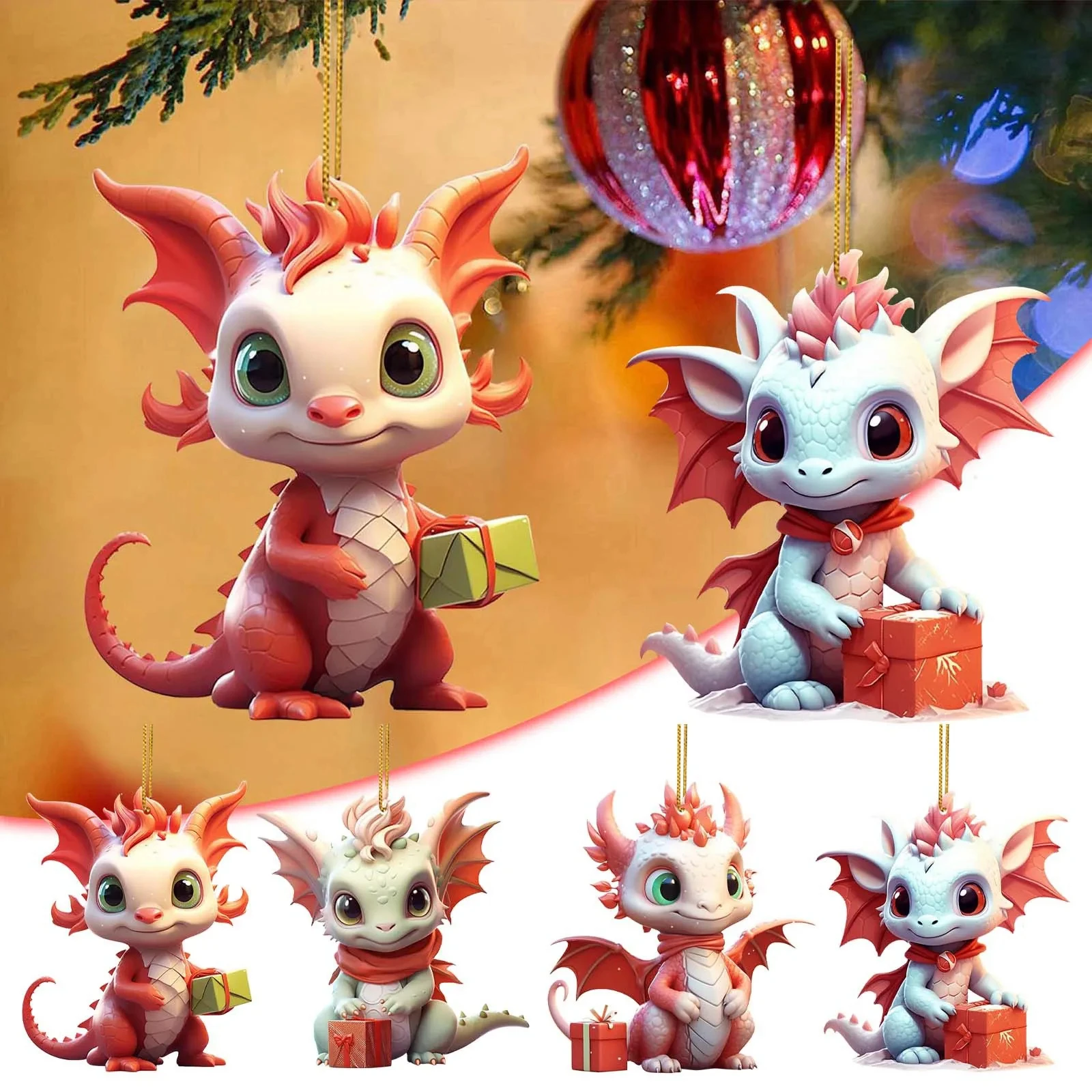 Realistic Cute Baby Dragons