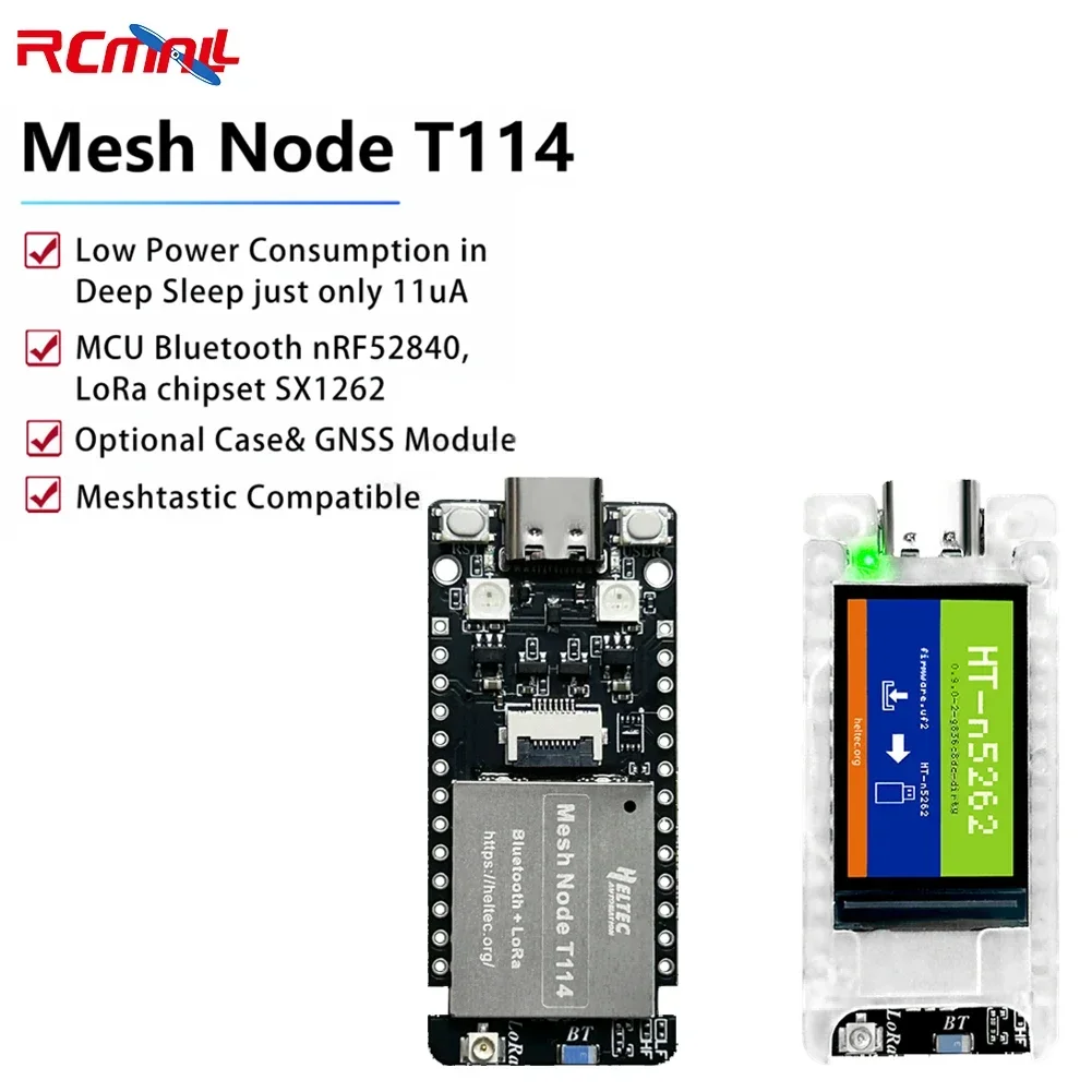Heltec-Mesh-Node-T114-LoRa-BLE-868MHz-915MHz-nRF52840-SX1262-TFT ...