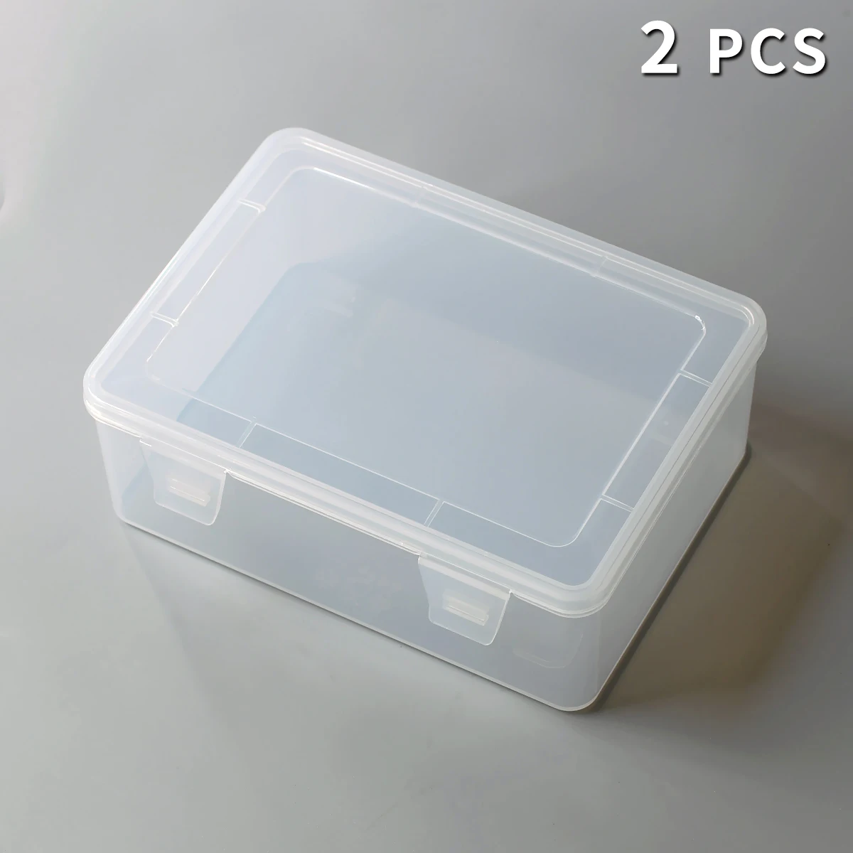 Caja de almacenamiento Rectangular de plástico, contenedor transparente ...