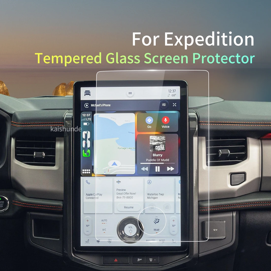 Screen-Protector-For-Ford-Expedition-2023-Tempered-Glass-Protective ...